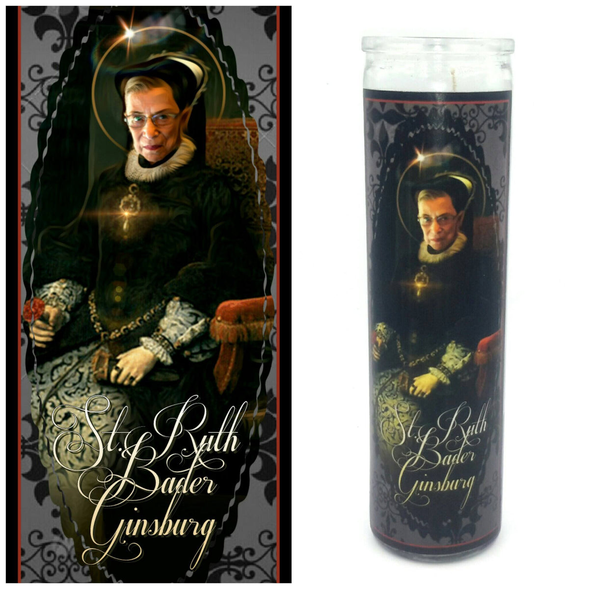 RBG / Ruth Bader Ginsburg Prayer Candle – Kitschup Creations