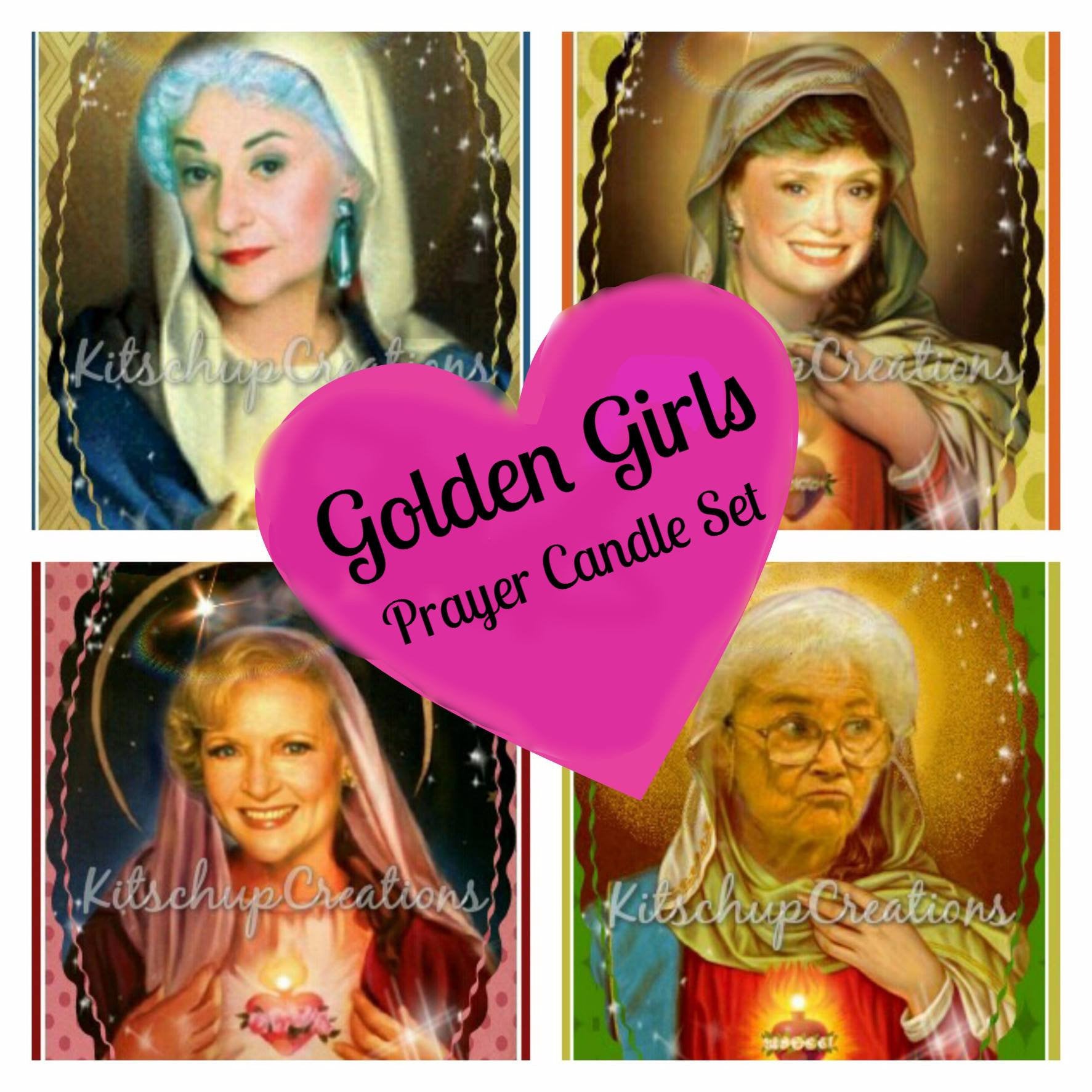 Golden Girls Celebrity Prayer Candle Set – Kitschup Creations